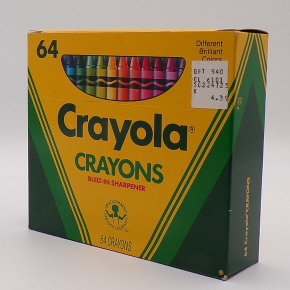 Crayola | Office | Vintage 988 64 Crayola Crayons Box | Poshmark
